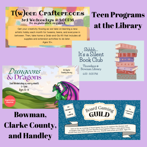 6 Teen Programs at the Library You Should Check Out | Handley Regional Library System